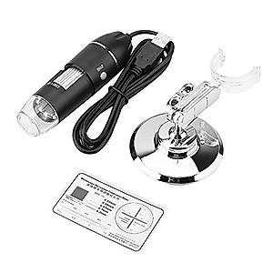 USB Microscope, 50X-500X 0.3MP LED Microscope USB Magnifier for Computer with Holder for Industrial PCB Checking,Jewelry Appraisal,Detecting, etc