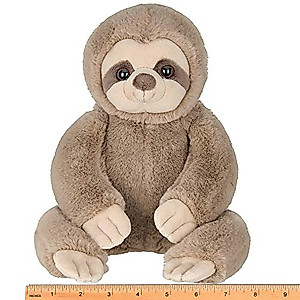 Bearington Sammy Plush Sloth Stuffed Animal, 15 Inches
