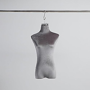 Hanger Sewing Dummy Female Mannequin Torso Upper Half Body, Dress Form for Cloakroom Theater Companies, Shop Window Costume Display Rack, Dressmakers ( Color : G , Size : M )