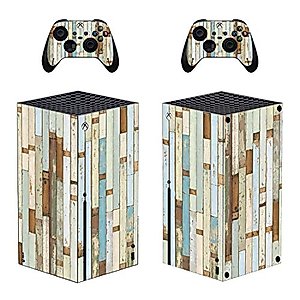 FELIPE SEIJI KUBA Protective Vinyl Skin Decal Cover for Xbox Series X Console Wrap Sticker Skins with Two Free Wireless Controller Decals multi color