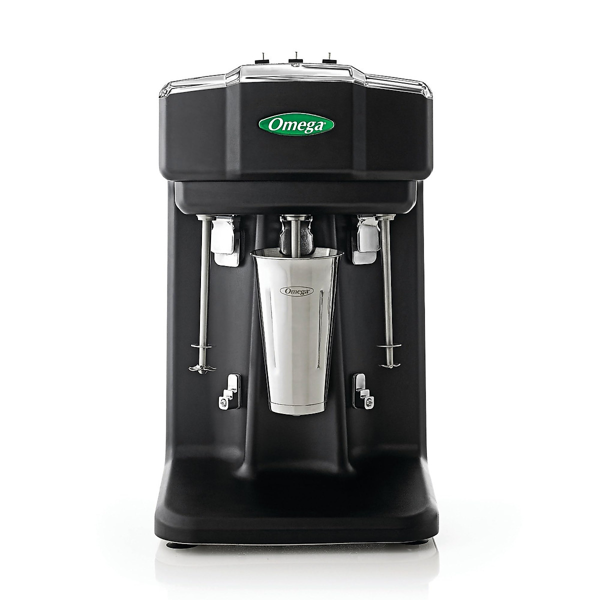 Omega Juicers M3000 Commercial Milkshake Maker Triple Spindle, 1/3 Horsepower, Black