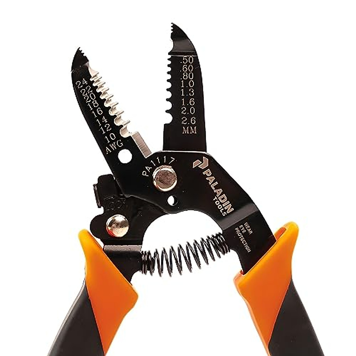 Paladin Tools PA1117 Wire Stripper Tool and Wire Cutter 10-24 AWG | Professional Grade Heavy Duty Wire Stripping Tool (2023 Model)