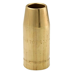 Nozzle, Flush, Bore 5/8 in, Screw on