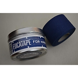 Eucatape Eucalyptus Infused Hand Drumming Tape - Helps Protect Hands from Blisters Cuts Dry Skin, Better than Drum Gloves for Drum Sets Sticks Percussion (1 Pack, Navy)