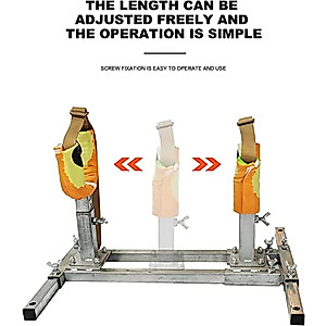 Sonorphine Dog Breeding Stand Stainless Steel Dog Breeding Stand Adjustable Height and Length Pet Fixed Bracket Dog Breeding Accessories Supplies Breeding (L)