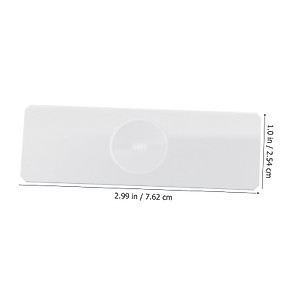 VINTORKY 50 Pcs Concave Slide Laboratory Glass Slides Microscope Slides Glass Plate Frosted
