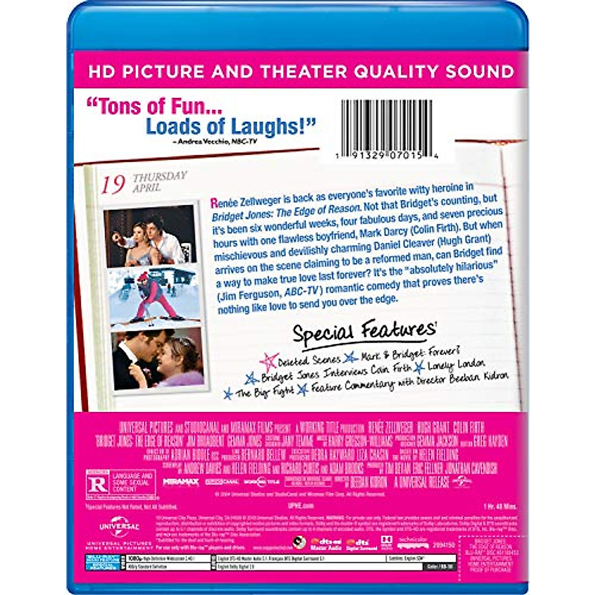 Bridget Jones: The Edge of Reason [Blu-ray]