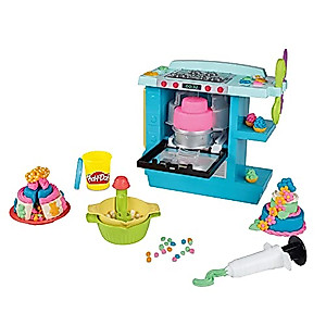 Play-Doh Kitchen Creations Rising Cake Oven Kitchen Playset, Play Kitchen Appliances, Preschool Toys, Kitchen Toys for 3 Year Old Girls and Boys and Up