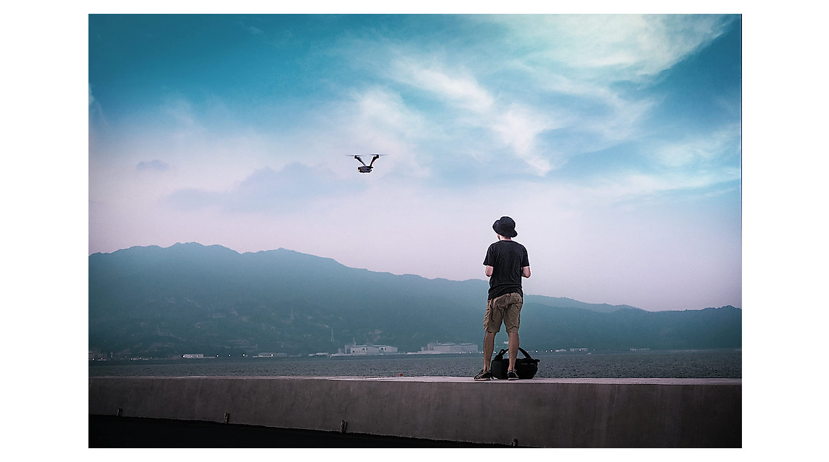 V-COPTR FALCON Bi-Copter Drone Copter UAV Aircraft with 3-Axis Gimbal ...