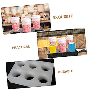 2pcs Milk Tea Cup Holder Reusable Cup Carrier Hot Drink Holder Coffee Cup Holder Take Cup Holder Car Drink Holder Takeout Beverage Carrier Universal Pearl Cotton Solution re-usable