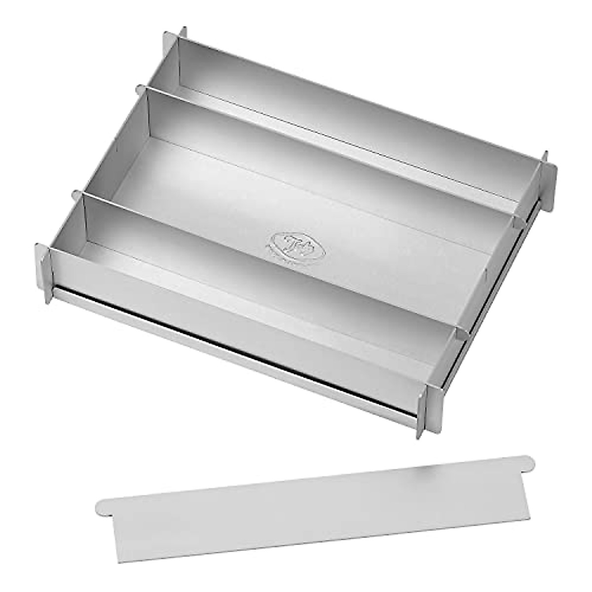 Tala 10A21459 Battenberg Battenburg Cake Pan, Commercial Weight Anodised Aluminium, Silver, 20 x 15 x 4cm (8 x 6 x 1.5)