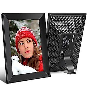 Feelcare 10.1 Inch WiFi Digital Picture Frame, Send Photos or Videos Instantly from Anywhere Via APP, Touch Screen, 1920X1200 Full HD IPS Display, 5GHZ WiFi, Built-in 16GB Storage