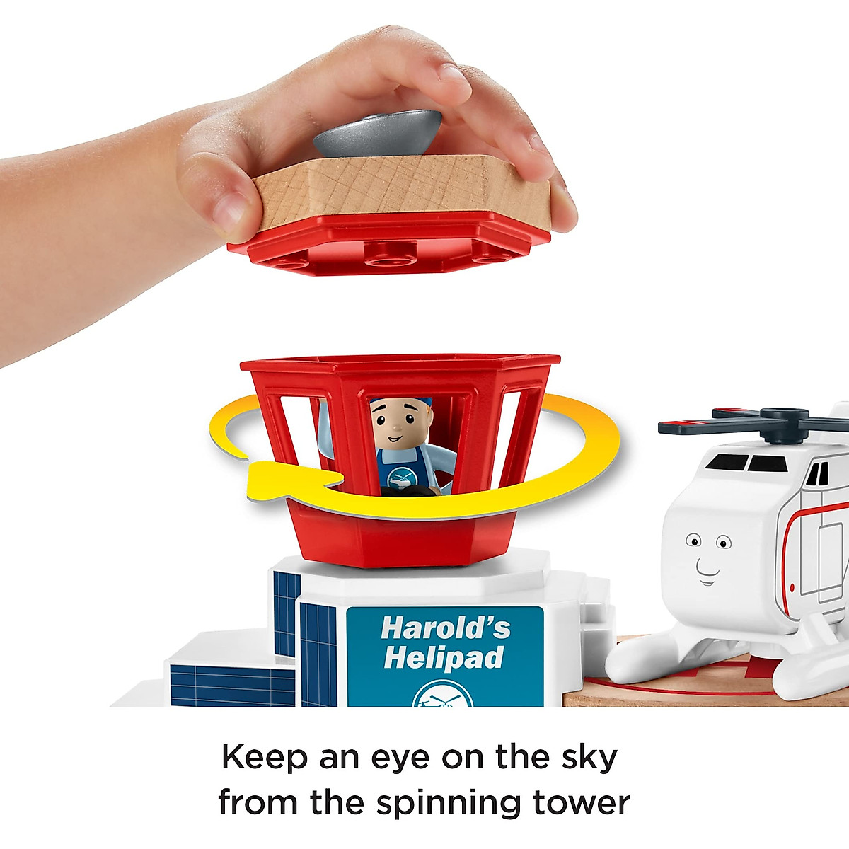Thomas & Friends Wood Harold's Helipad Playset