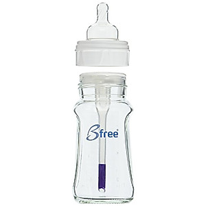Bfree Borosilicate Super Glass BPA-Free Anti-Colic Baby Bottle (Borosilicate 8.8 fl.oz)