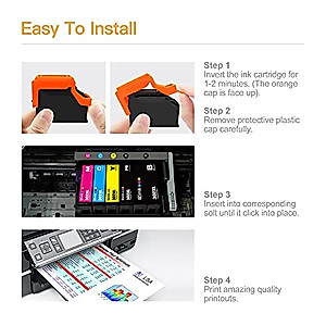 E-Z Ink (TM) Remanufactured Ink Cartridge Replacement for Epson 302XL 302 T302XL T302 to use with Expression Premium XP-6100 XP6100 XP-6000 XP6000 Printer (2 Black)