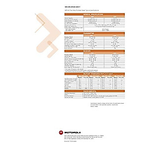 BPR40 Mag One by Motorola VHF(150-174 MHz) 8 Channel 5 Watts Model Number AAH84KDS8AA1AN - Requires Programming