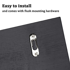 Kenvary Key Holder Rack for Wall, Entryway Hook with Shelf, Mail Organizer with Chalkboard, Rustic Mail Organizer with Mirror, Easy Installation