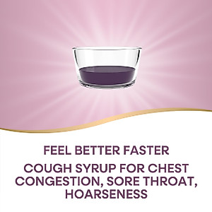 Nature's Way Cough Relief Syrup, Umcka, Chest Congestion, Sore Throat, Cough, Hoarseness, Phenylephrine Free, Homeopathic, Non-Drowsy, 4 Fl Oz (Packaging May Vary)