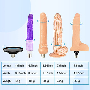 Sex Machine Thrusting Dildo Machine for Women, Automatic Sex Machine with Suction Cup Adapter and 3XLR Dildos Attachments, Thrusting Sex Machine for Adult