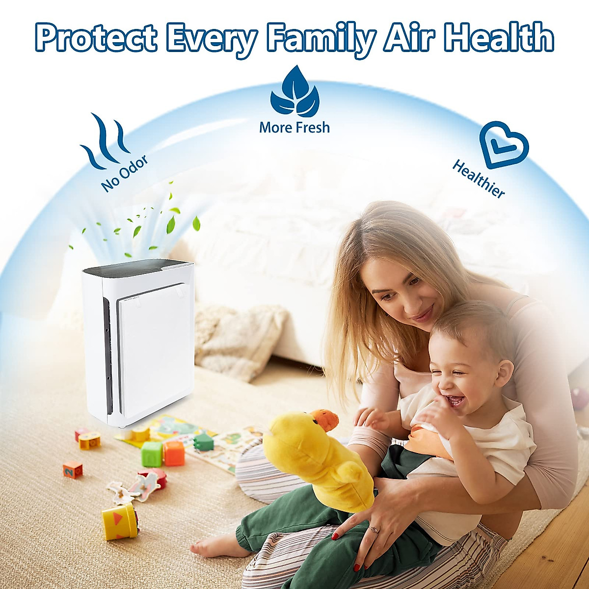 Vital 100 Replacement Filter for LEVOIT Air Purifier, 3-in-1 Pre, H13 High-Efficiency Activated Carbon Filtration System, Replace Part # Vital 100-RF, Pack of 2