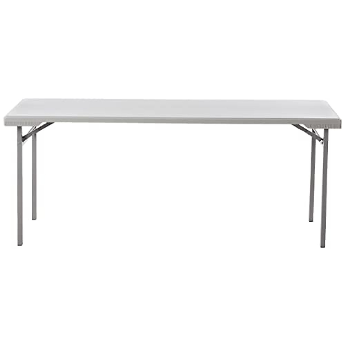 Office Star Resin Multipurpose Rectangle Folding Training Table for Home or Office, 5.87 Feet Long