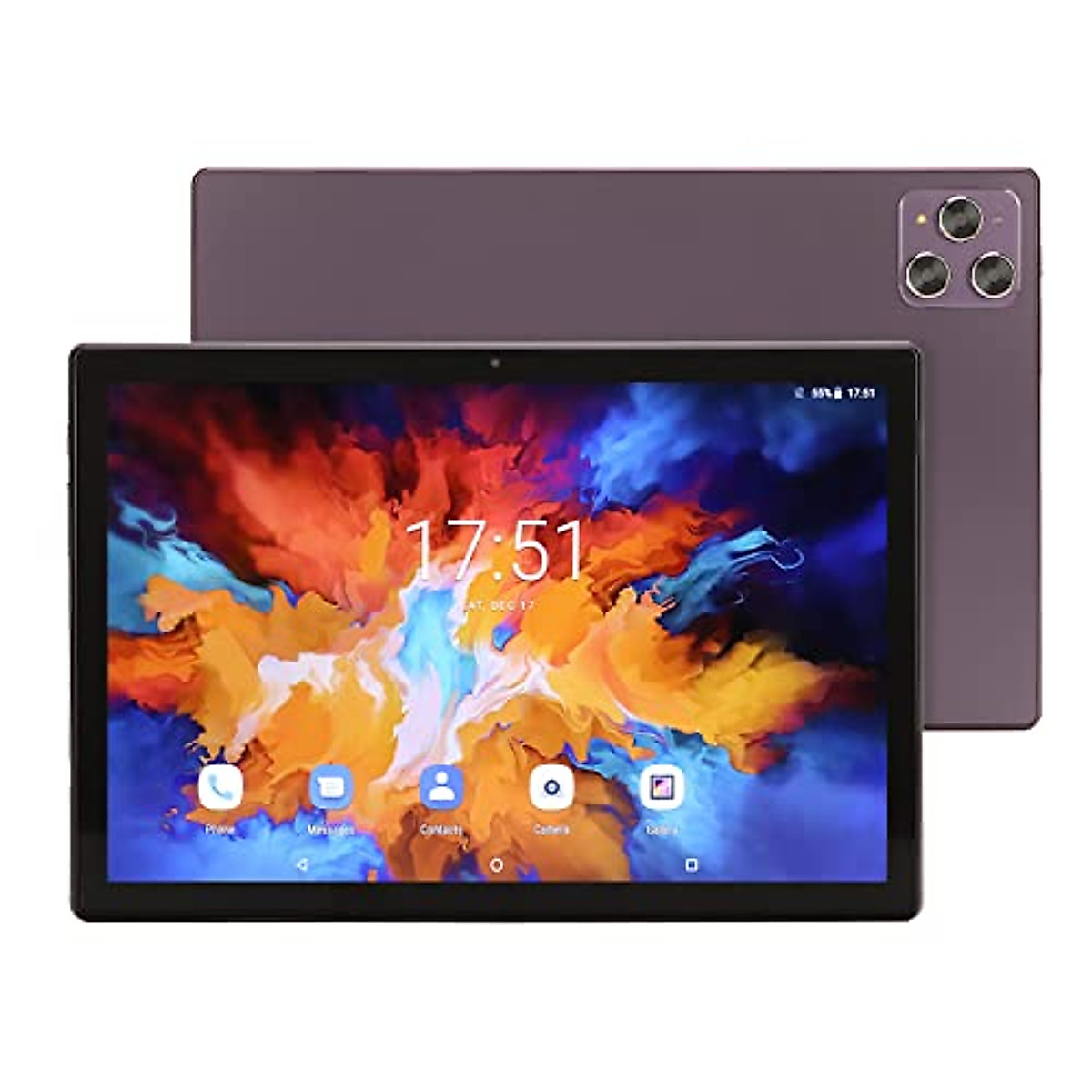 Honio 4G Calling Tablet, 100-240V 8GB 128GB 1920x1200 Resolution Octa Core Processor 10.1 Inch Tablet for Android 11 Burning (US Plug)