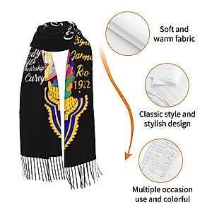 LeRayal Sigma Gamma Rho Scarf Sorority Gifts for Women Gift for GirlsPerfect Winter Warm Long Large Scarves With Tassel 1922