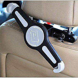 Holder Car Headrest Mount Compatible with Amazon Fire 7 Kids (2022 Release),HD 8 (2022 Release),(2020 Release),(2018 Release),(2016 Release) - Seat Back Cradle Swivel Tablet Dock
