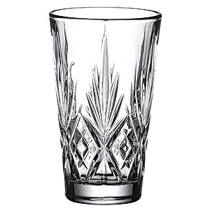 Godinger Cocktail Shaker, Martini Shaker, Boston Shaker, Stainless Cup and Crystal Glass to Mix Drinks Cocktails - Dublin Collection