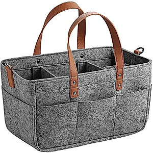 Newly Designed Large Portable Bag, Foldable Storage Bag Portable Lightly Multifunction Changeable Compartments Storage Bag,Storage for Bathing Products, Blankets, Clothes Supplies (Gray A)