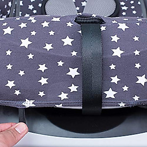 JYOKO Kids Cotton Cover Liner for car seat Compatible with Graco 4Ever DLX 4-in-1 (Winter Sky)