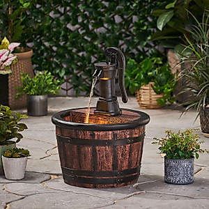 Christopher Knight Home Beaver Outdoor Fountain, Brown