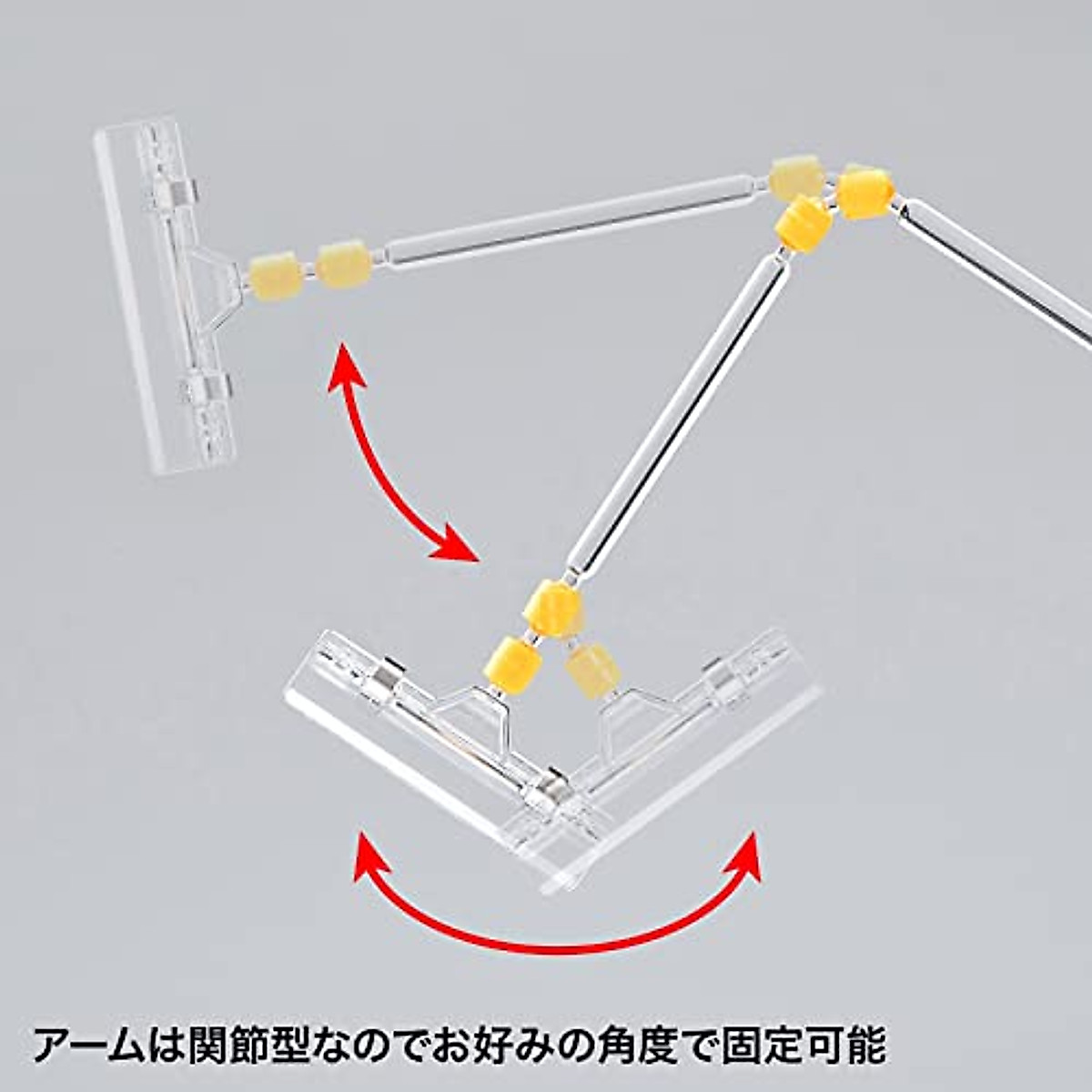 Sanwa Supply DH-208N2 Data Holder (Arm 3 Joints), Clear