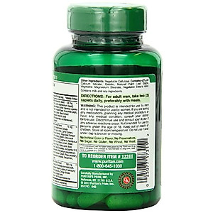 Puritan's Pride High Potency Ultra Man 50 Plus Coated Caplets, 60 Count