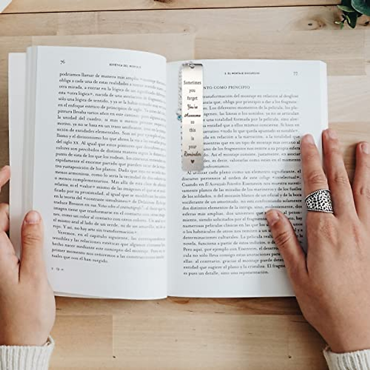 Didiseaon 2pcs Exquisite Student Bookmark Commemorate Bookmark Book Marking Tools