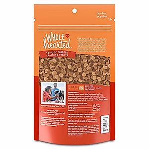 WholeHearted Grain-Free Tender Tidbits Chicken Recipe Dog Training Treats, 16 oz.