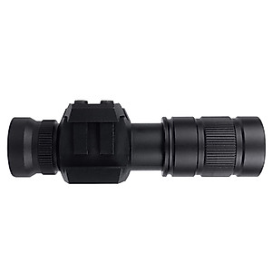 Monstrum F200 200 Lumens Flashlight with Remote Pressure Switch and Picatinny Rail Mount | for Rifles and Shotguns