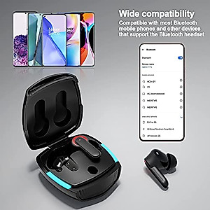 ACAGET True Wireless Earbuds Bluetooth Headphones & iPhone 13 Case Noise Cancelling Earphones Stereo Bass Built-in Mic Headphone 6.1 inch