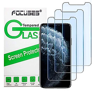 Focuses Screen Protector for iPhone 11 Pro Max, iPhone XS Max, Anti-blue Light Temper Glass Film [Eye Protection ] for iPhone Pro Max/XS Max-3Pcs