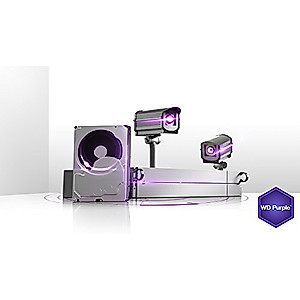 WD Purple 2TB Surveillance Hard Disk Drive - 5400 RPM Class SATA 6 Gb/s 64MB Cache 3.5 Inch - WD20PURX [Old Version] (Renewed)