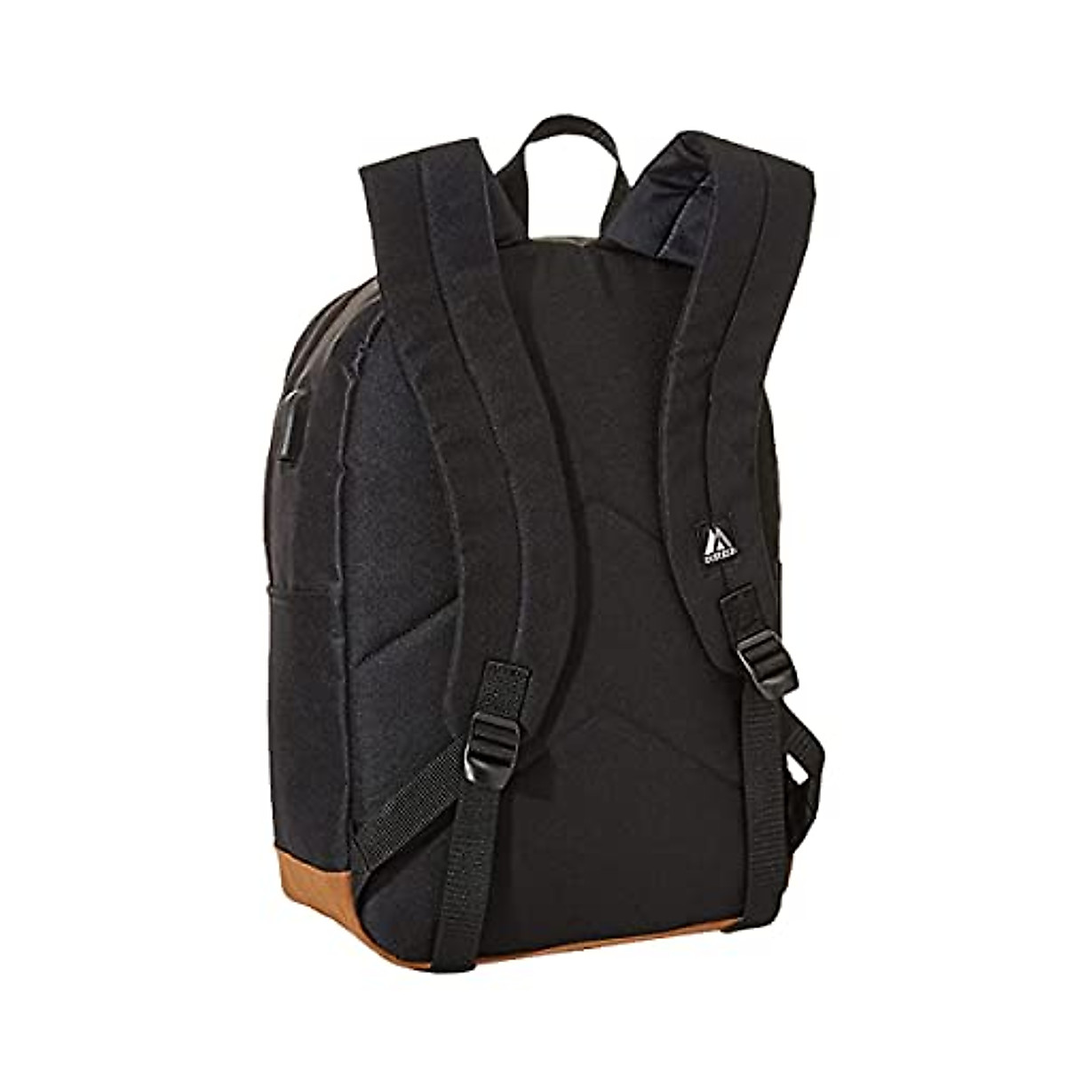 Everest Unisex Adults Vintage Laptop Backpack, Black, One Size US