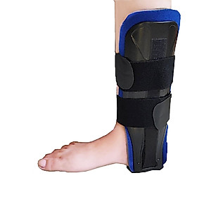 WILLQ Ankle Support Brace with Strap Ankle Stabilizer Support Lace-up Brace for Pain Relief Injury Recovery Strain or Sprain Resists Inversion and Eversion Normal Flexion Extension