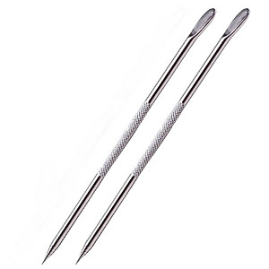 AKOAK Stainless Steel Coffee Art Pen,Coffee Fancy Stitch Barista Tool for Cappuccino Latte Espresso Decorating,2 Pieces