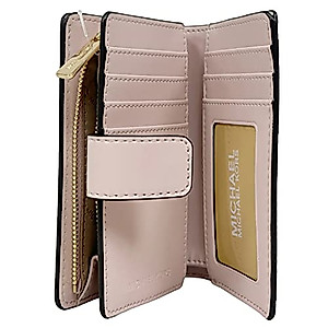 Michael Kors Jet Set Medium Compact Bifold Wallet Light Powder Blush Pink Miami