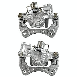 AutoShack Rear Brake Calipers Assembly Pair Set of 2 Driver and Passenger Side Replacement for Lincoln Zephyr 2007-2012 MKZ 2006-2012 Ford Fusion 2006-2013 Mazda 6 2006-2011 Mercury Milan FWD BC2996PR