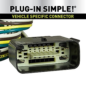 Hopkins Towing Solutions 11140665 Plug-In Simple Vehicle to Trailer Wiring Kit, Black