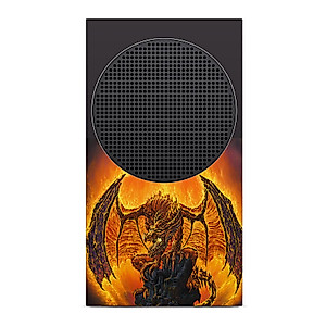 Head Case Designs Officially Licensed Ed Beard Jr Harbinger of Fire Dragons Vinyl Sticker Gaming Skin Decal Cover Compatible with Xbox Series S Console