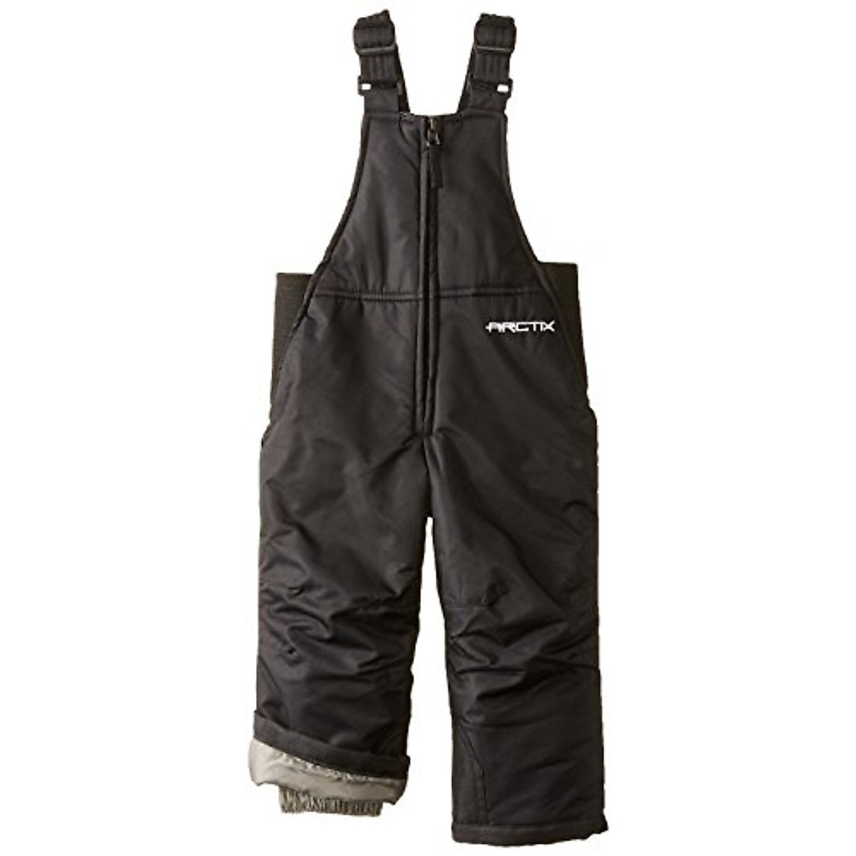Arctix Infant/Toddler Chest High Snow Bib Overalls, Black, 18 Months
