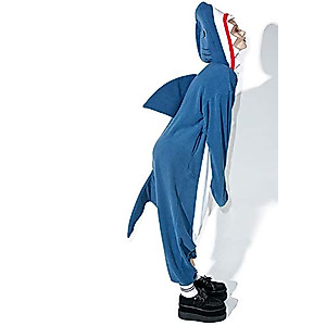 SAZAC Shark Kigurumi - Onesie Jumpsuit Halloween Costume