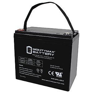 Mighty Max Battery 12V 55AH INT Battery Replaces Golden Technology Alante MK 8G22NF